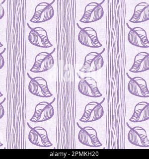 Gender neutral purple botanical foliage seamless raster background ...