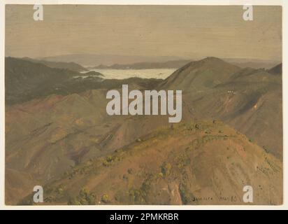 Drawing, Distant View over Hilltops, August 1865 Stock Photo - Alamy