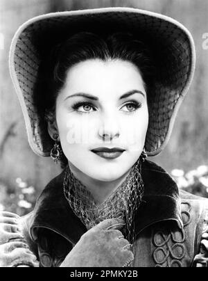DEBRA PAGET Portrait as Cosette in LES MISERABLES 1952 director LEWIS ...
