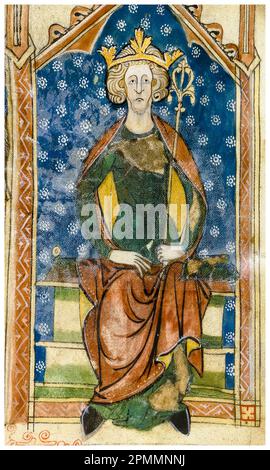 Portrait of King Henry II of England First Plantagenet King Stock Photo ...
