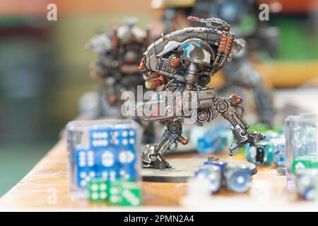 Set of Playing Action Figures, Warhammer 40,000 Miniature Figure Stock ...