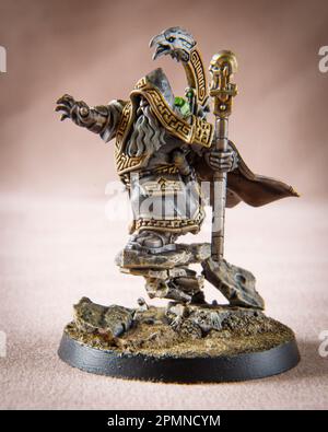 Grimnyr, Leagues of Votann, Painted Warhammer 40K Figures © Clarissa Debenham / Alamy Stock ...