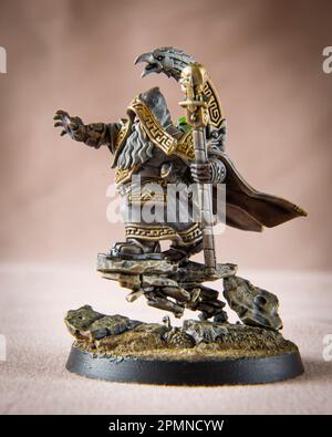Grimnyr, Leagues of Votann, Painted Warhammer 40K Figures © Clarissa Debenham / Alamy Stock ...