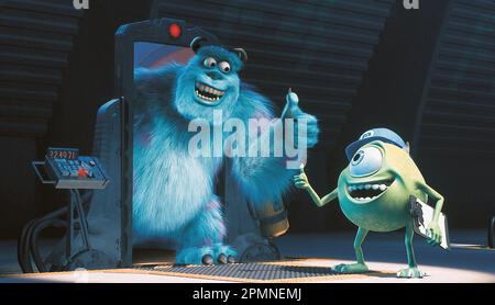 Monsters, Inc. film poster Mike & Sullivan Stock Photo - Alamy