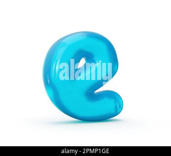 3d rendered illustration of a blue set of base ball equipment Stock ...