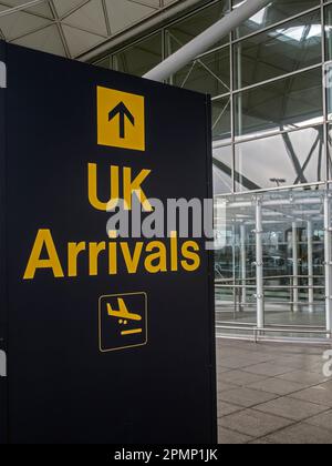 Stanstead Airport terminal building entrance canopy roof steelwork ...