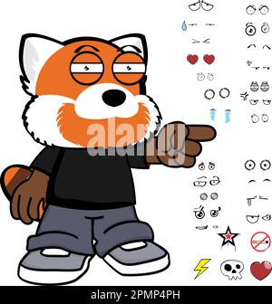 cartoon grumpy boy Stock Vector Image & Art - Alamy