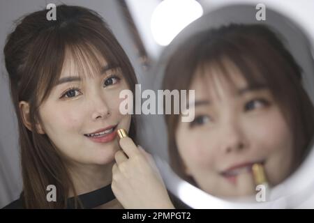 Hong Kong's first adult film actress in Japan Erena So, poses for ...