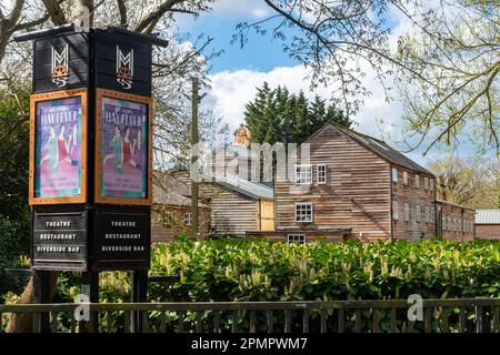 The Mill at Sonning-on-Thames, a former mill housing a theatre and ...