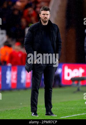 Michael Carrick manager of Middlesbrough during the Sky Bet ...