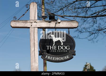 The Dog Inn at Over Peover, Cheshire Stock Photo - Alamy