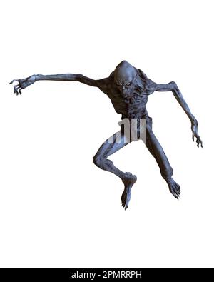 Boogeyman fantasy monster from childhood nightmares creeping while ...