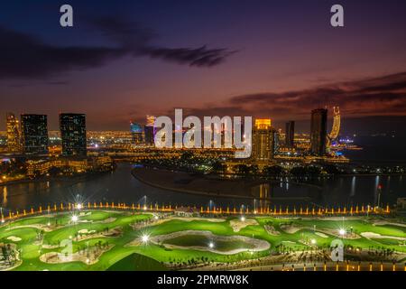 Aerial view Newly Develop Lusail City Skylin Stock Photo - Alamy