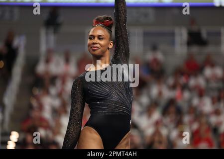 April 13, 2023: Jaedyn Rucker (University of Utah) during the 2023 NCAA ...