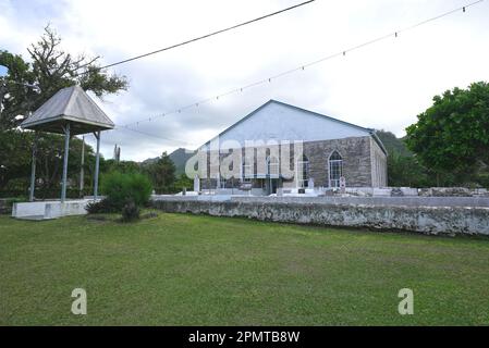 Titikaveka CICC Church, Rarotonga, Cook Islands, Pacifica Stock Photo ...