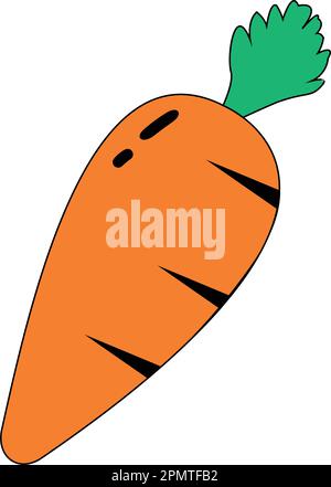 rabbit with carrot and eggs Stock Vector Image & Art - Alamy