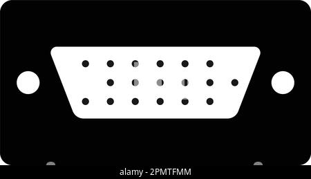 VGA cable icon. vector illustration symbol design Stock Vector Image ...