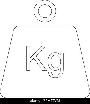 weight icon vector illustration simple design Stock Vector Image & Art ...