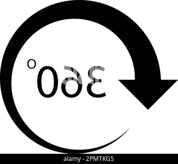 360 degree logos, vector illustration symbol design Stock Vector Image ...
