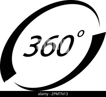 360 degree logos, vector illustration symbol design Stock Vector Image ...