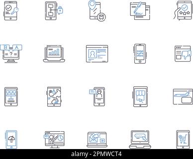 Interface outline icons collection. Interface, Interfaceable ...