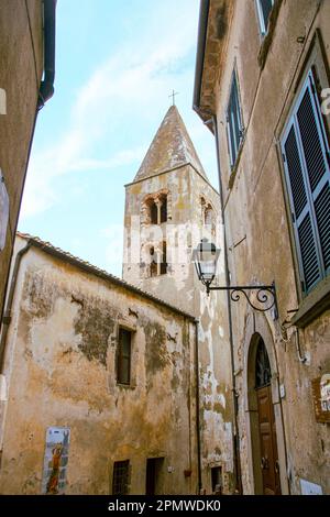 street in the medieval town of Capalbio, Tuscany, Italy Stock Photo - Alamy