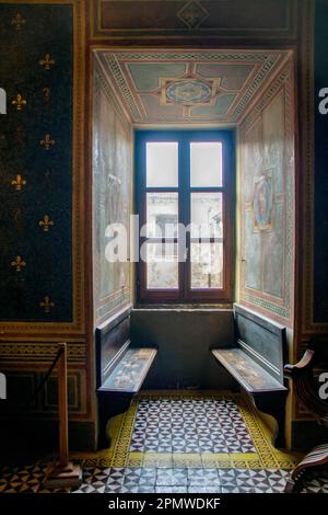 At Capalbio - Italy - On december 2018 - interior of the medieval ...