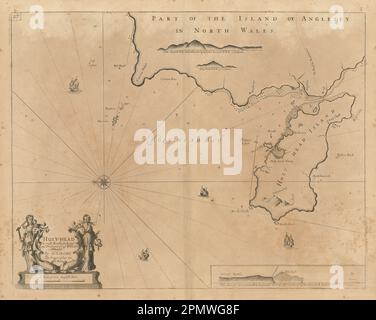 Holy-Head sea chart. Holy Island & HOLYHEAD, Anglesey. Capt. COLLINS ...