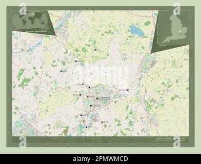 Bedford, administrative county of England - Great Britain. High ...