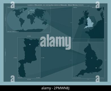Bolsover, non metropolitan district of England - Great Britain. High ...