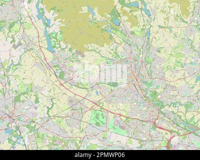 Bolton, administrative county of England - Great Britain. Open Street ...