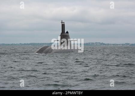 German Submarine (U 212 Class) U 34 sailing off the Eckernförde Naval ...