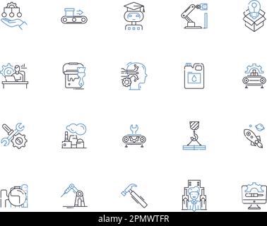 E-procurement concept icon. Supplier exchange idea thin line ...