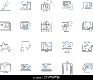 Teambuilding icons outline icons collection. Team, building, icons ...