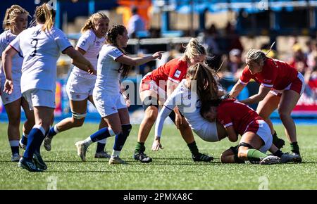 England's Holly Aitchison during the Women's Rugby World Cup 2025 pool ...