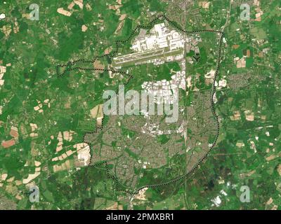 Crawley, non metropolitan district of England - Great Britain. High ...