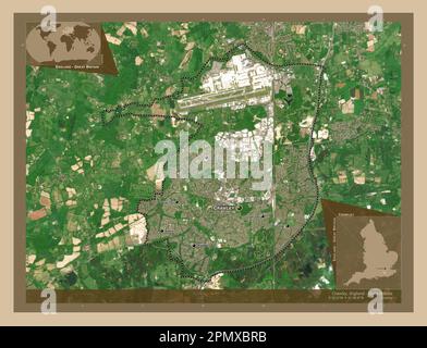 Crawley, non metropolitan district of England - Great Britain. High ...