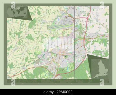 Crawley, non metropolitan district of England - Great Britain. Open ...