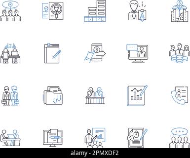 Entity structure line icons collection. Hierarchy, Architecture, Nerk ...