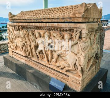 Archaeological site of Eleusis (Eleusina). Roman sculptures. The Roman ...