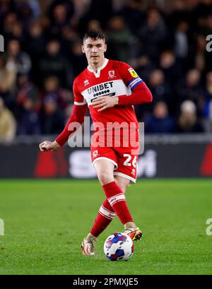 Darragh Lenihan of Middlesbrough during the Sky Bet Championship match ...