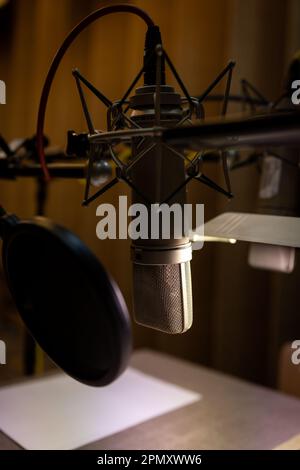 Professional recording studio, complete with technical equipment Stock ...