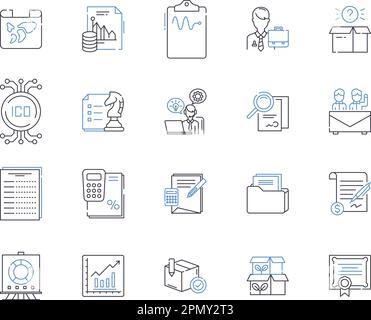 agile values line icon, outline symbol, vector illustration, concept ...