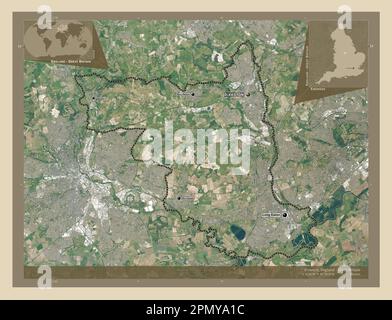 Erewash, non metropolitan district of England - Great Britain. Low ...