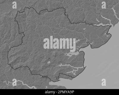 Essex, administrative county of England - Great Britain. Colored ...