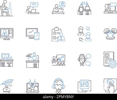 Teambuilding icons outline icons collection. Team, building, icons ...