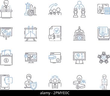 Accounting Standards line icons collection. Regulations, Guidelines ...