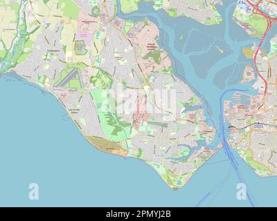 Gosport, non metropolitan district of England - Great Britain. Diagram ...