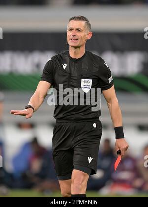 GENT - Referee Tasos Sidiropoulos during the UEFA Conference League ...