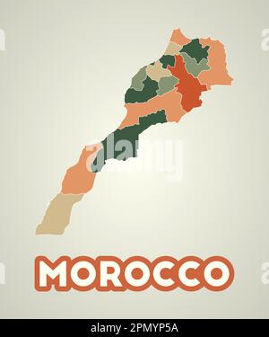 color map of Morocco country Stock Vector Image & Art - Alamy
